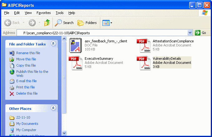 Downloading Reports Pack, Website Scanner, PCI Scanning | Comodo Web Inspector